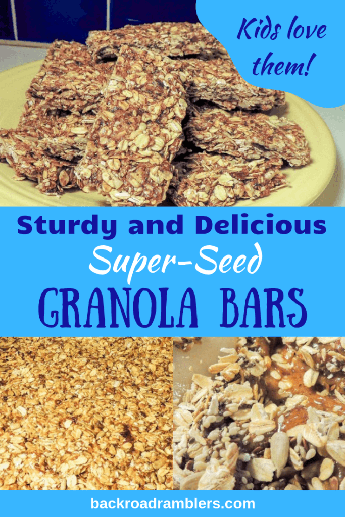 Sturdy and Delicious Super-Seed Granola Bars for Hiking