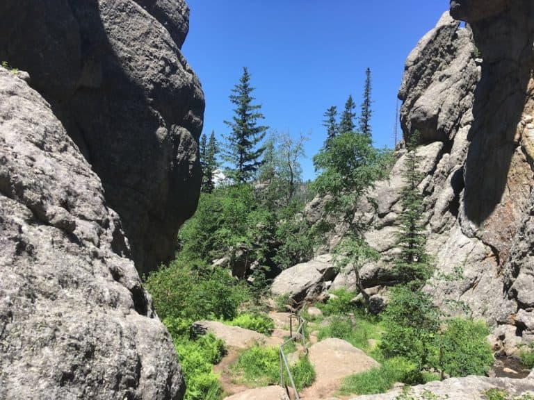 Hiking the Sunday Gulch Trail in Custer State Park, South Dakota